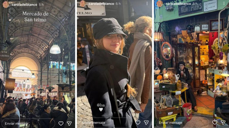 Las vacaciones de Carola del Bianco y sus hijas, Maia y Elisa, por ...