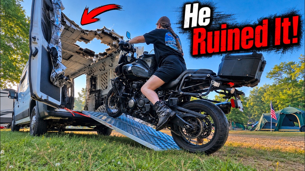 This mistake might change my motorcycle van forever