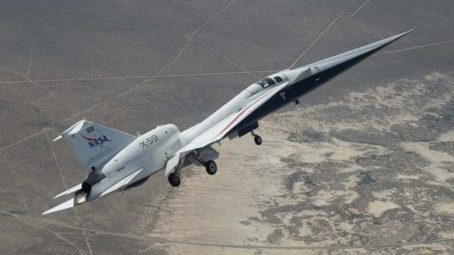 NASA's X-59 reaches Mach 1.1 as the long-nosed jet moves closer to a ...