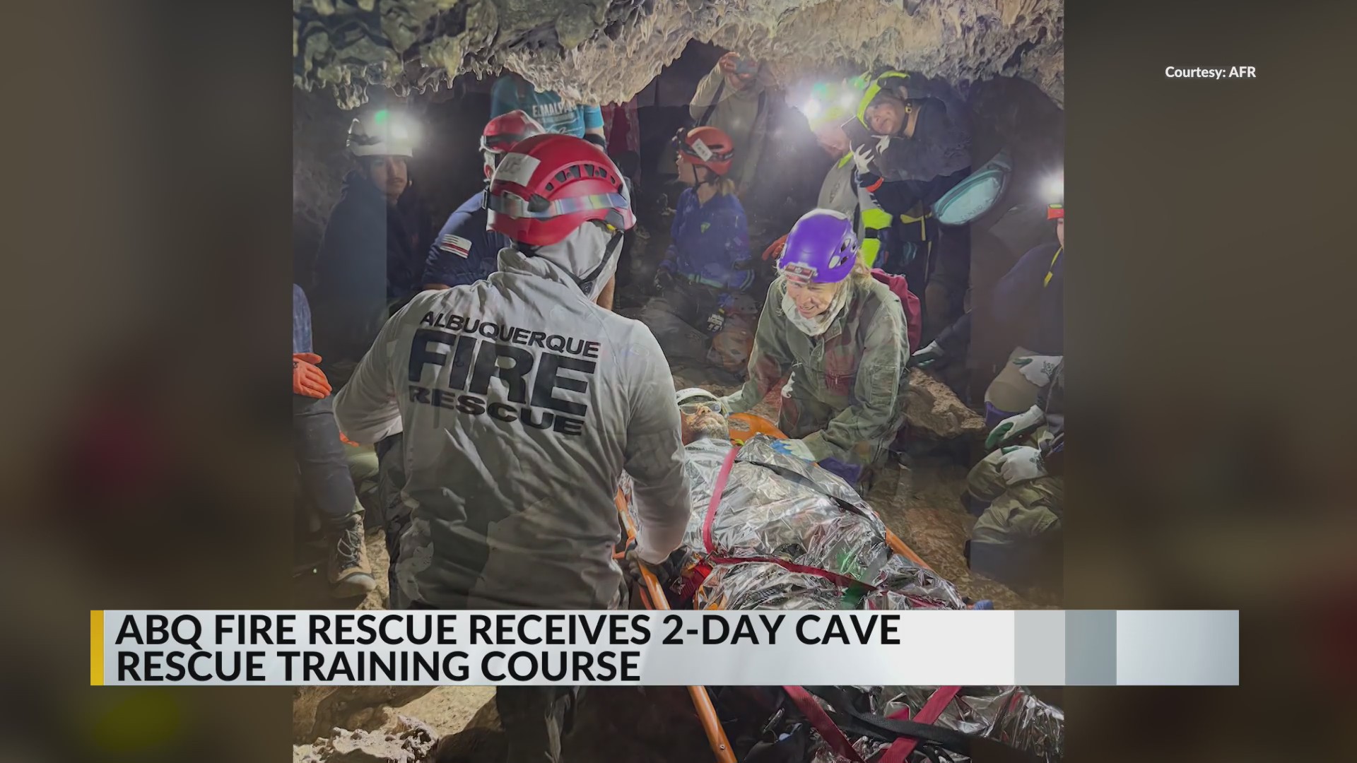 Albuquerque Fire Rescue participates in two-day cave rescue training