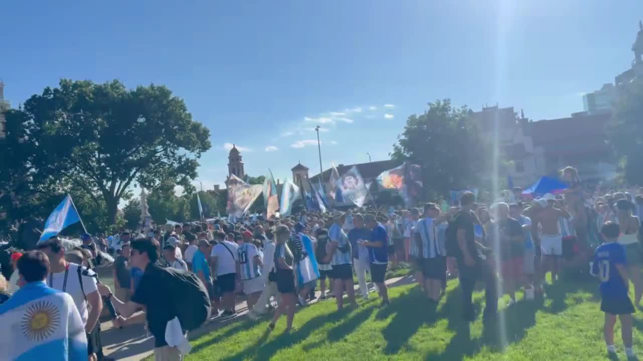 Argentina banderazo at Mill Creek Park