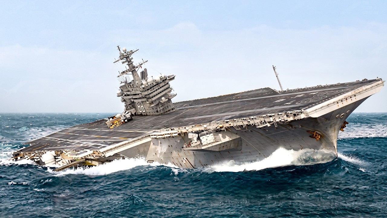 Extreme Operations of US Largest $13 Billion Aircraft Carrier