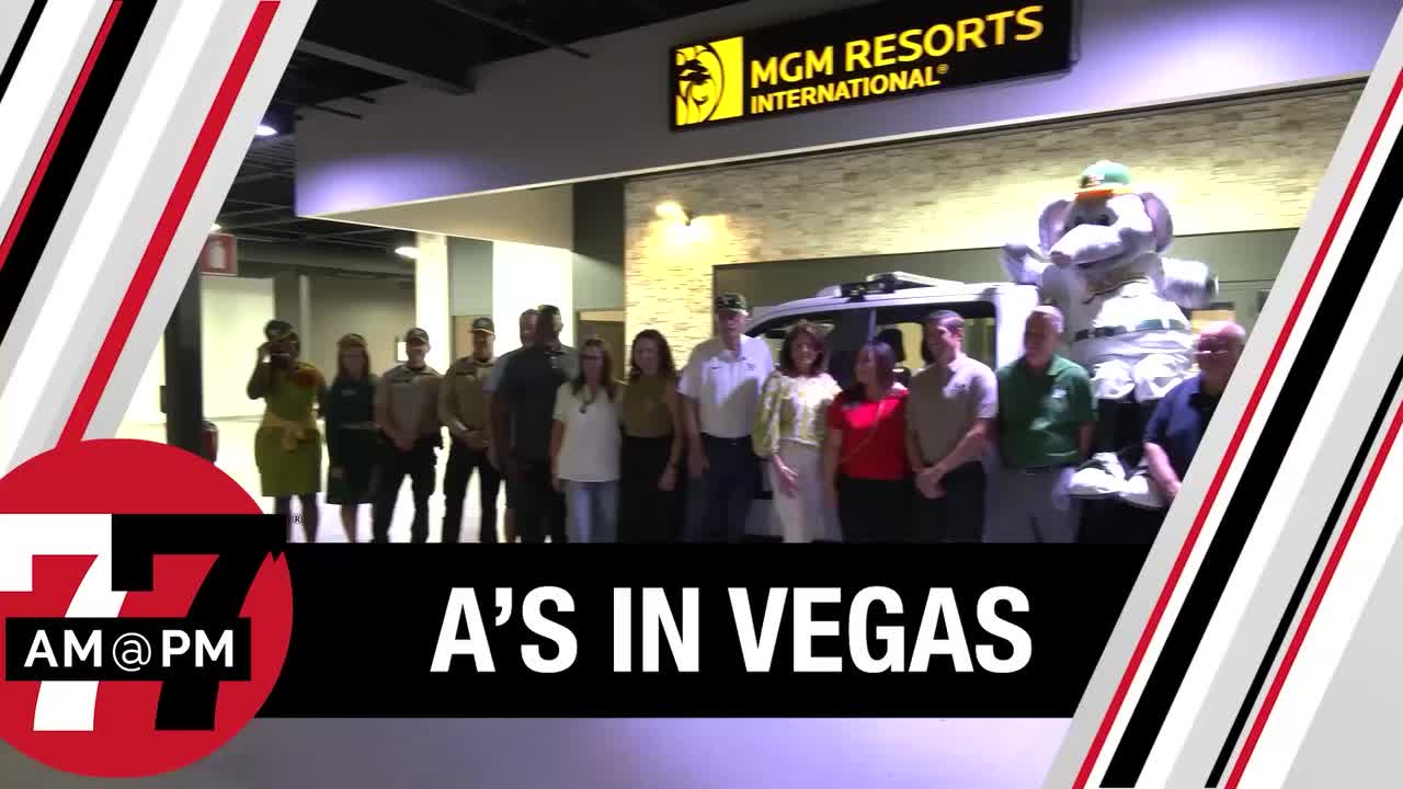 A's team alumni tour LVMPD training site