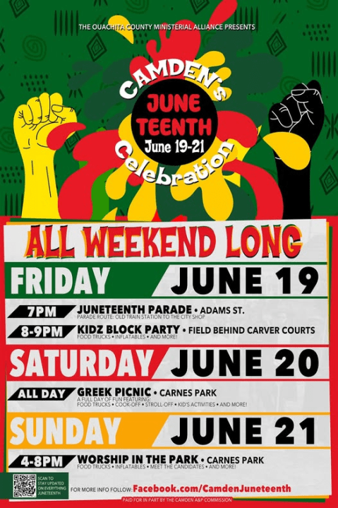 City of Camden announces 2026 Juneteenth events