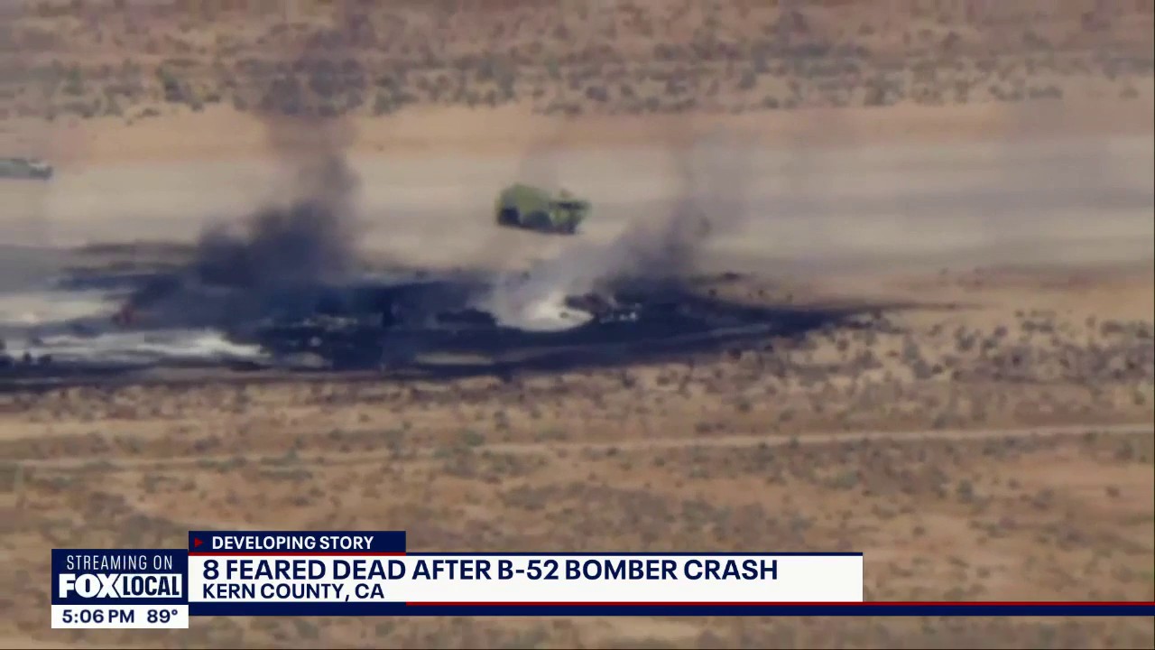 8 presumed dead in B-52 bomber crash
