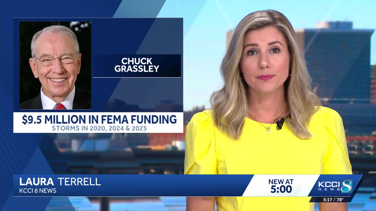 Iowa to receive $9.5 million in FEMA funding for storm recovery
