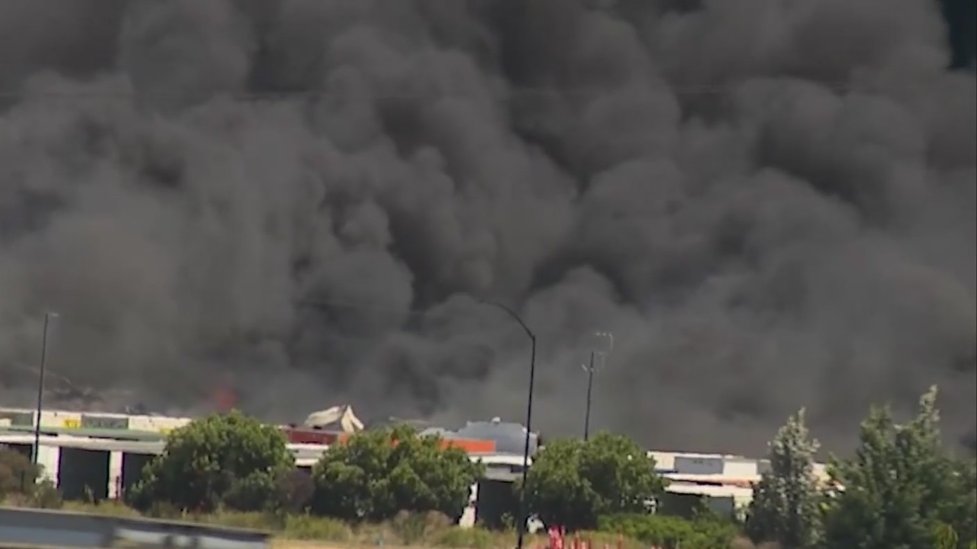 City of Lathrop warning community of debris from Tracy Medline fire