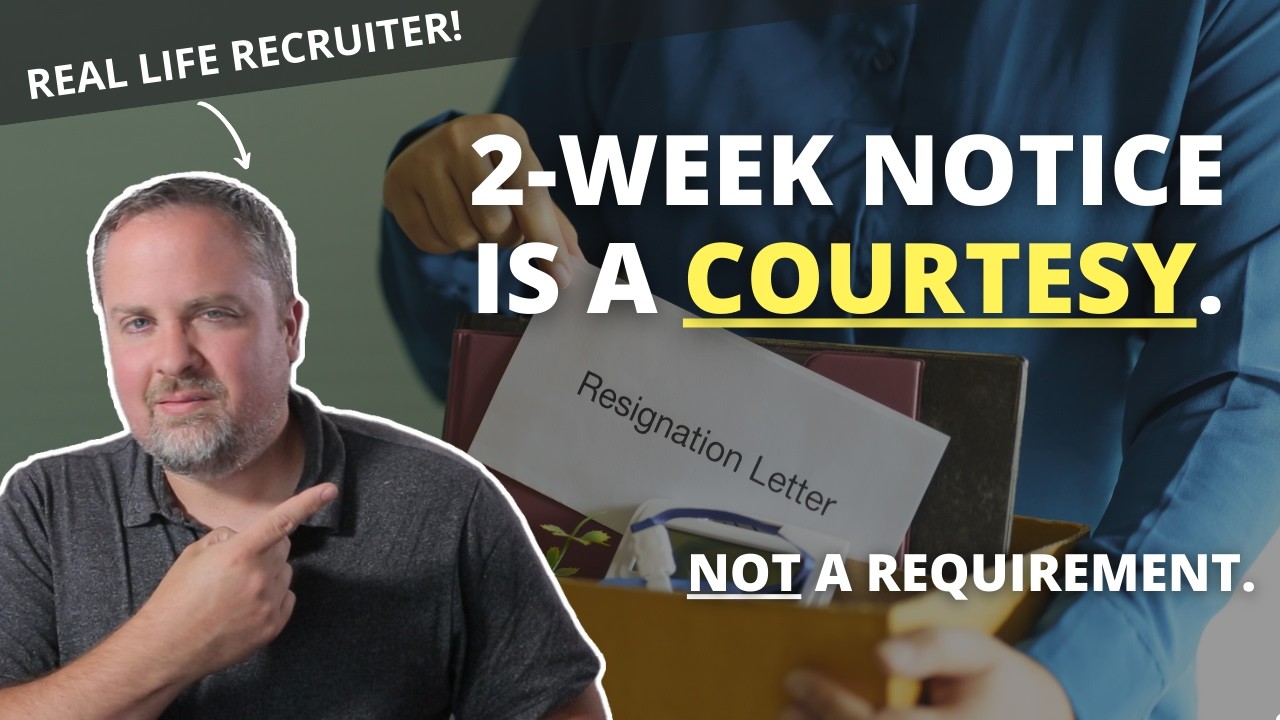 When your two-week notice goes wrong (quitting your job with grace)