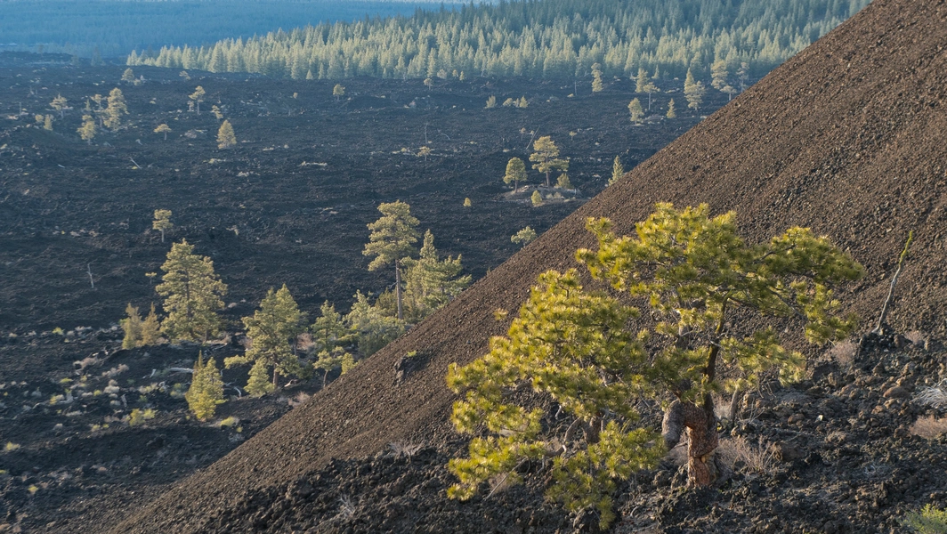 Volcanic landscapes of Newberry National Volcanic Monument