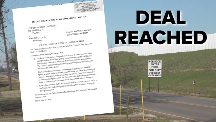 Update: Belle Mina quarry trial officially cancelled after settlement ...