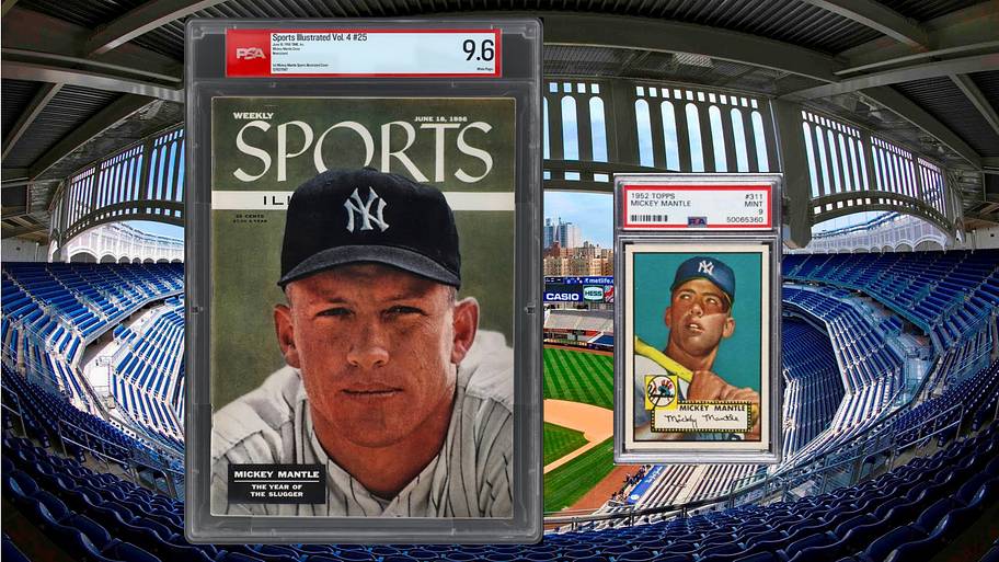 The 1952 Topps Mickey Mantle of sports magazines is up for auction