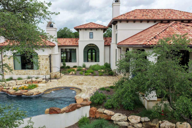 New Cordillera Ranch home flips the backyard to the front for the view