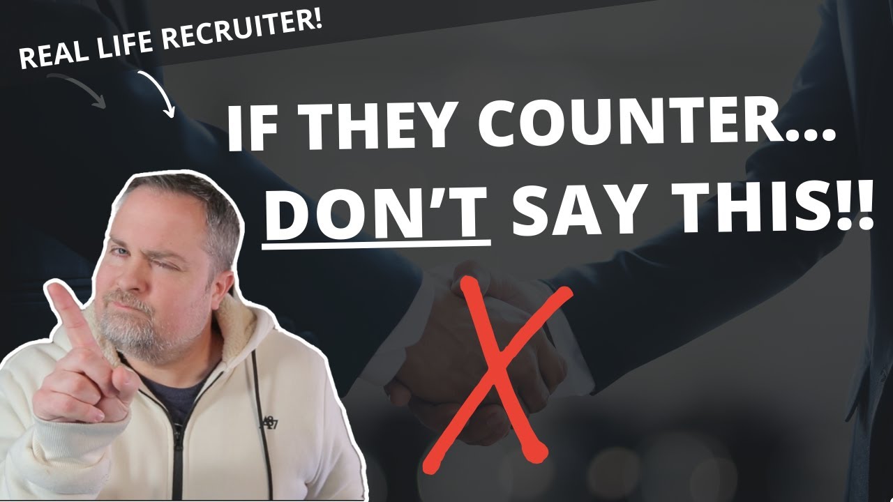 How to negotiate a counter offer with your employer