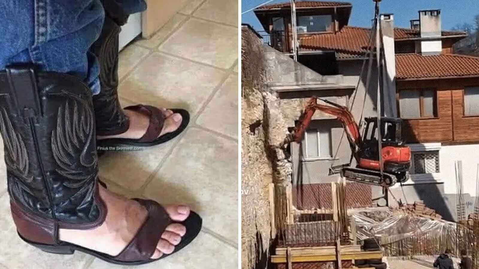 16 photos where people definitely stopped thinking