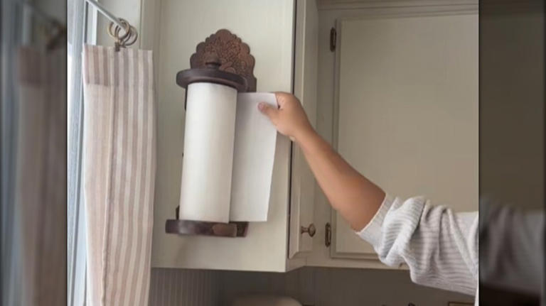 Skip boring towel holders: Find a cuter way to store paper towels at ...