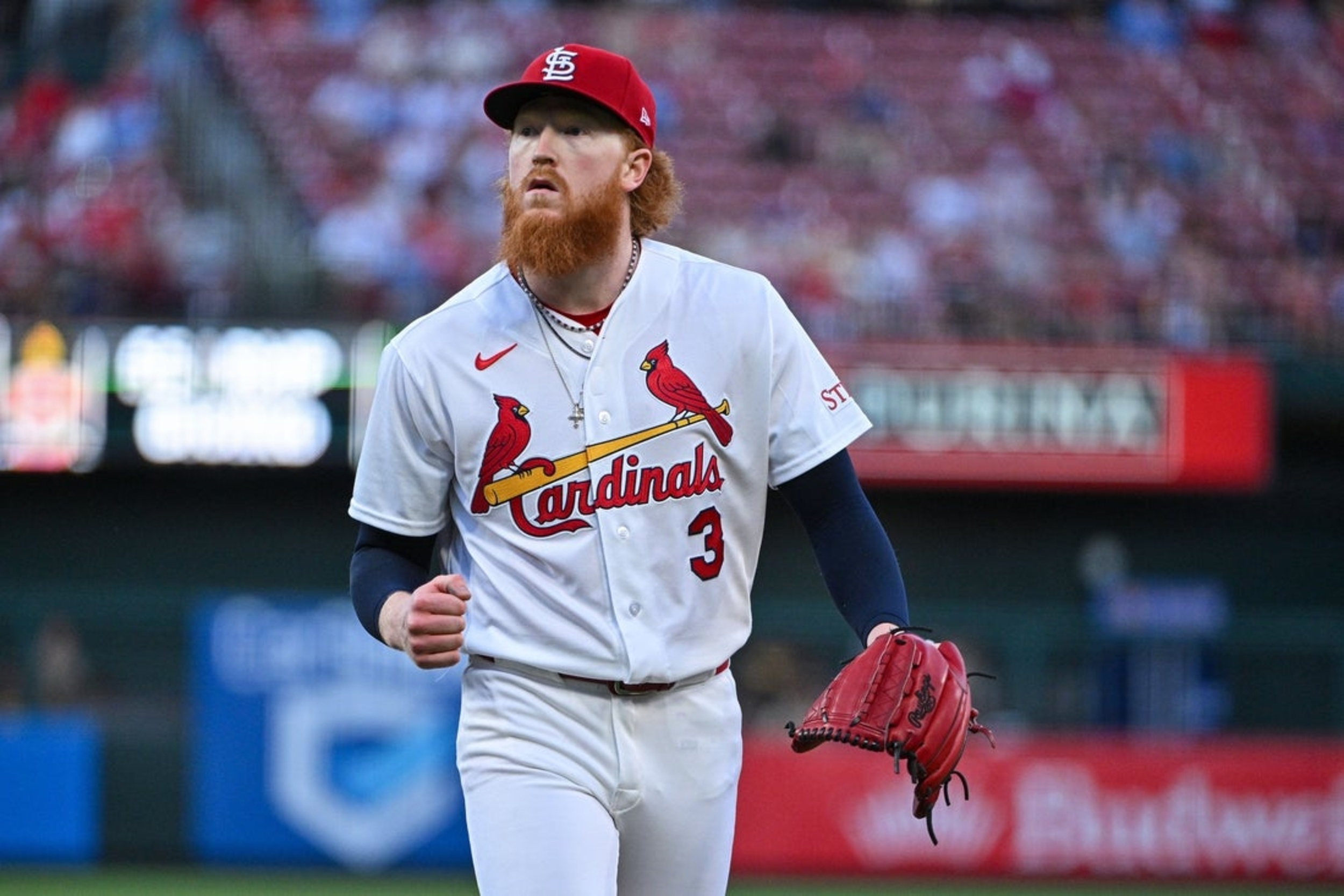 Dustin May pitches one-hit, complete game as Cardinals blank Padres