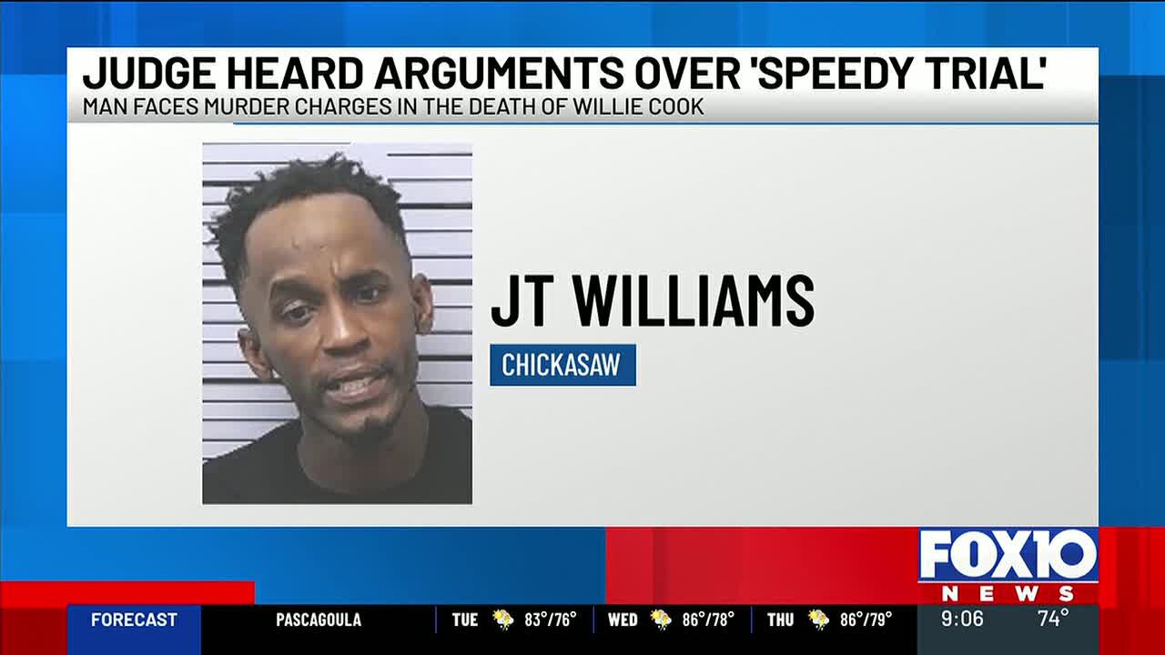 Judge hears speedy trial arguments in Chickasaw murder case