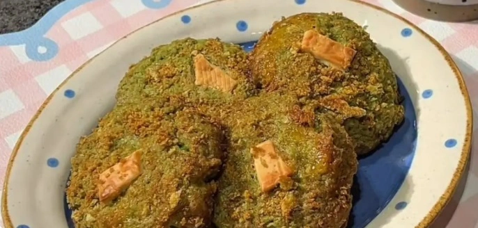 Pandan kaya toast cookies