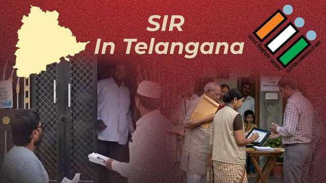 Telangana SIR: 40L forms filled on Sunday, 42.33 pc state covered