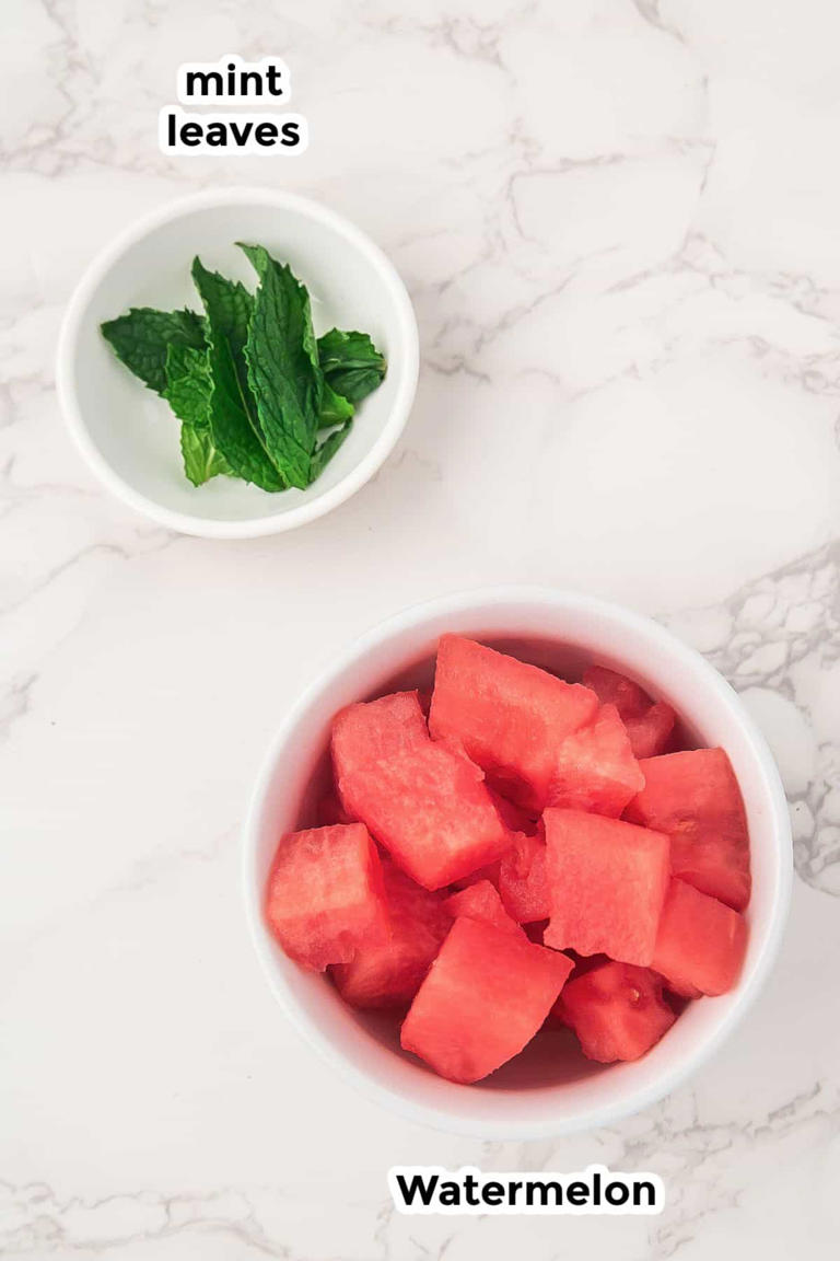 Frozen watermelon dog treats (2 ingredients!)