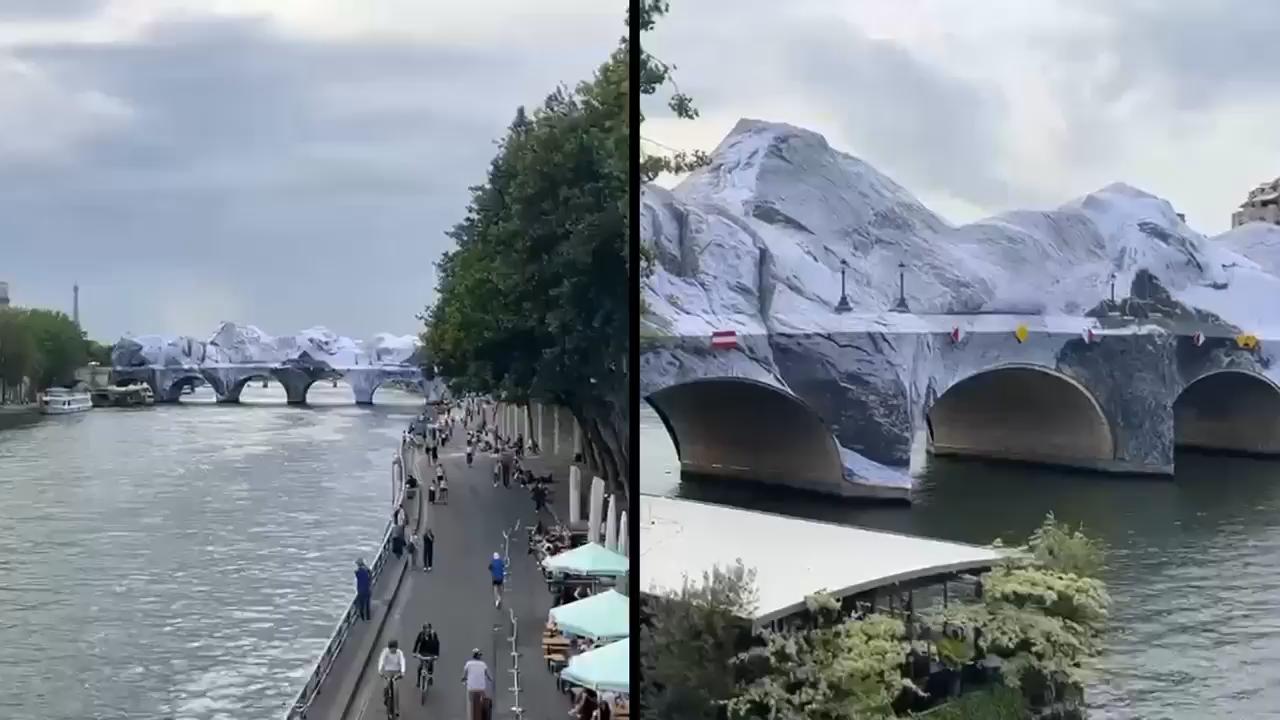 Pont Neuf cavern by artist JR opens to visitors in Paris