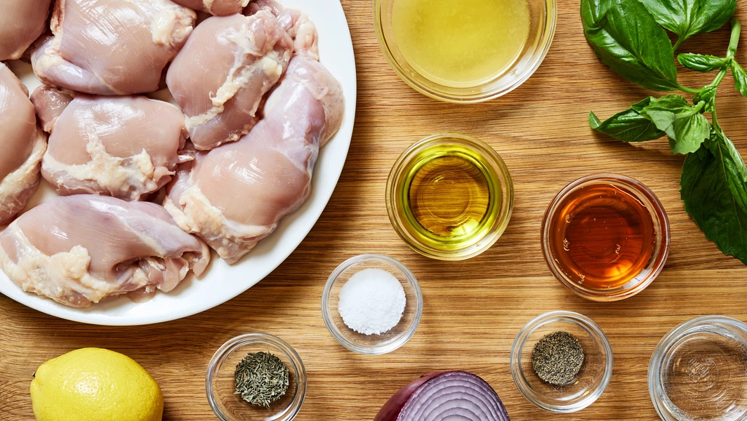 Step-by-step baked orange chicken