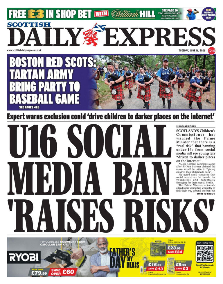 Scotland's papers: 'Rushed' social media ban and questions over Murrell ...