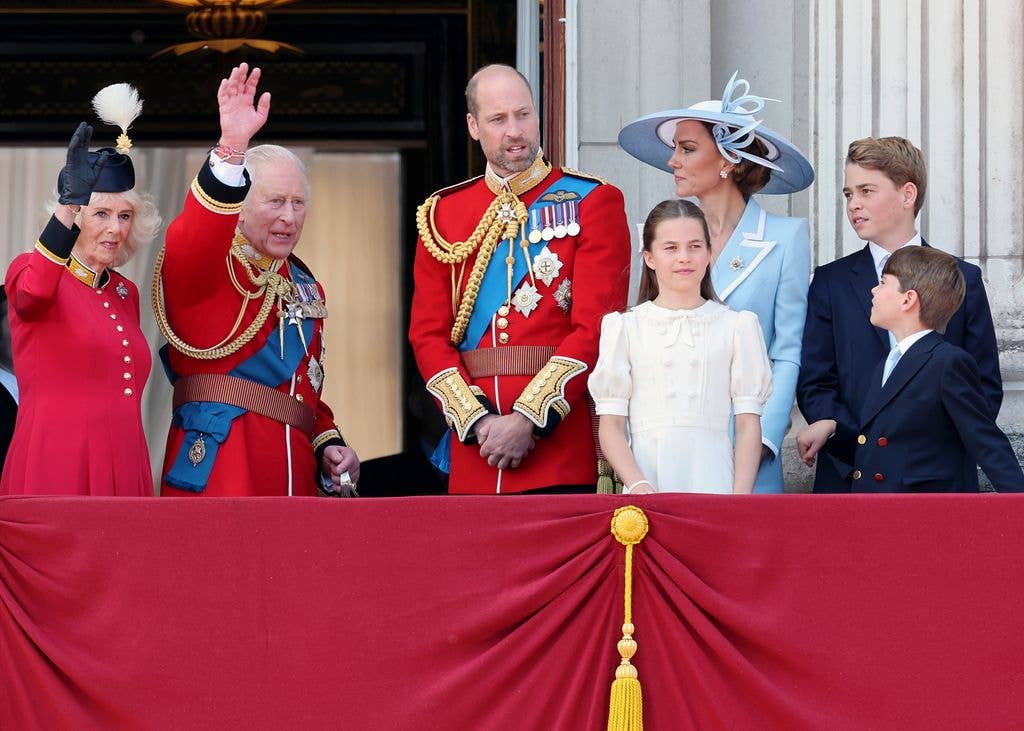 'Poised' Princess Charlotte is the real boss of the family at Trooping