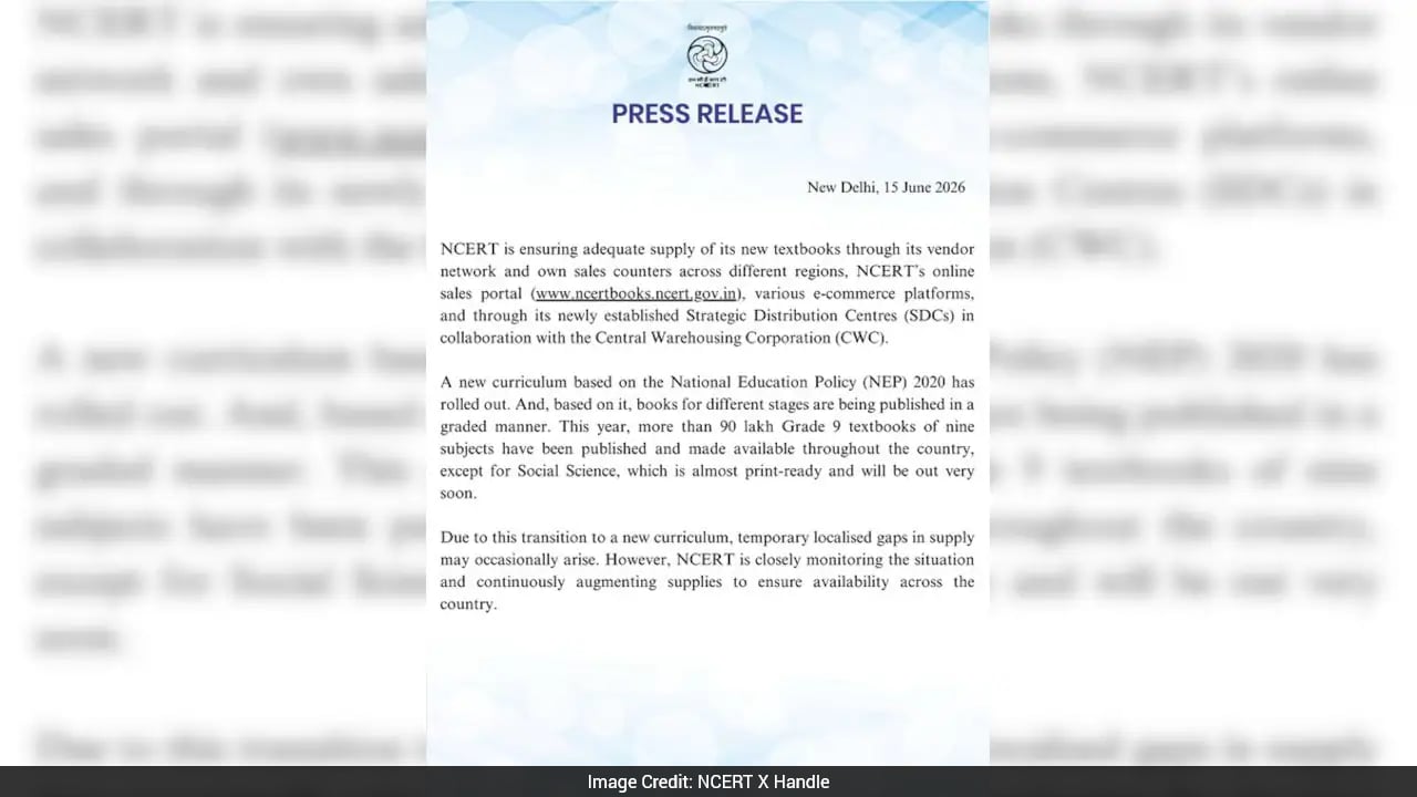 NCERT admits delay in class 9 social science textbook as new academic ...
