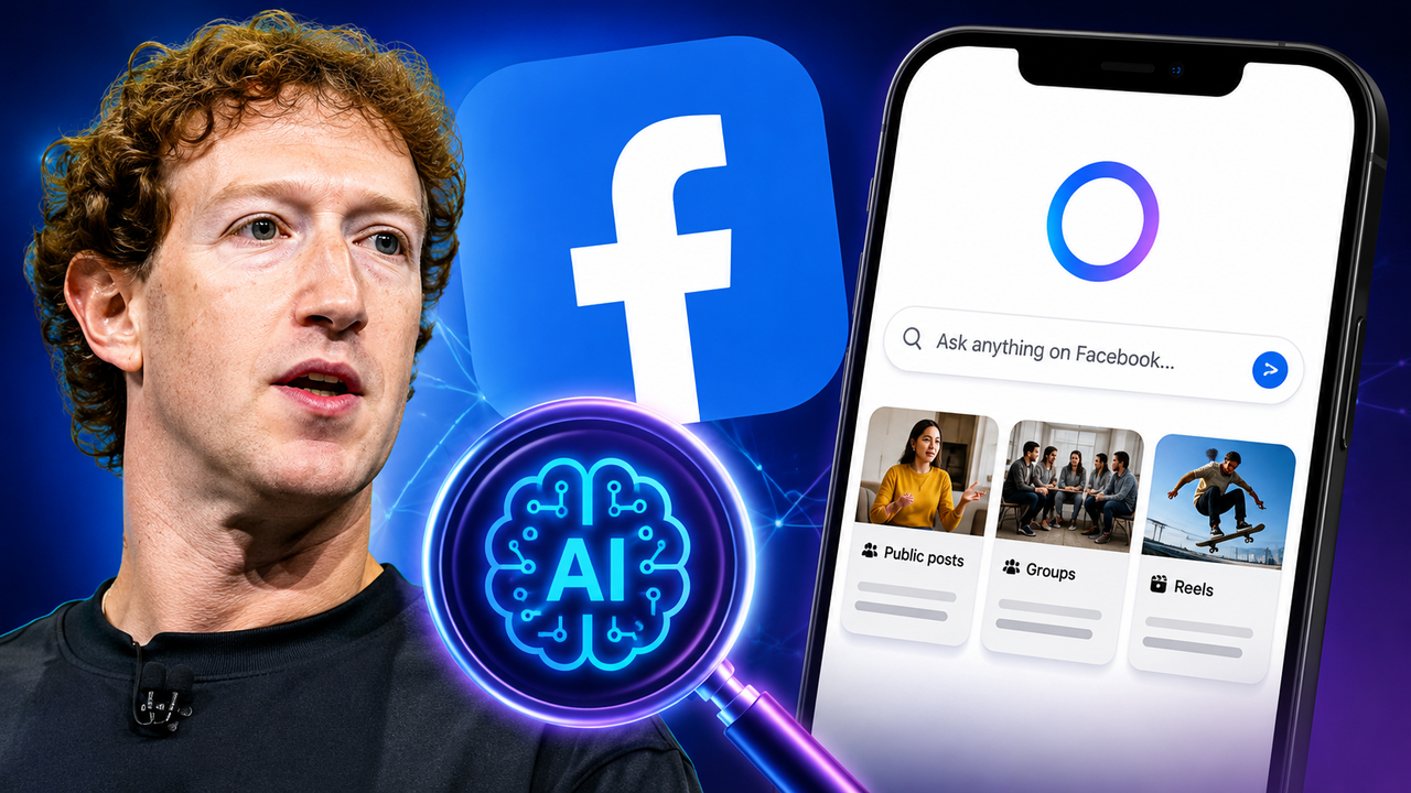 After Google, Meta adds AI search to Facebook that answers questions ...