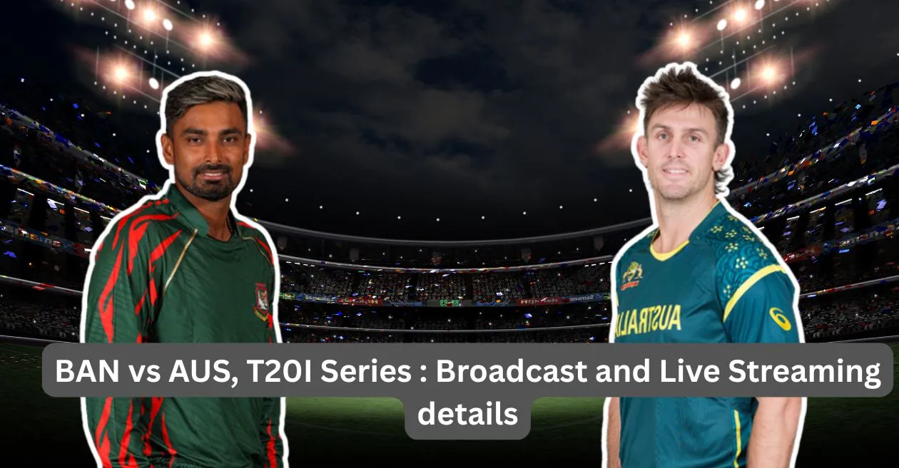 BAN vs AUS, T20I Series 2026: Broadcast and Live Streaming details ...