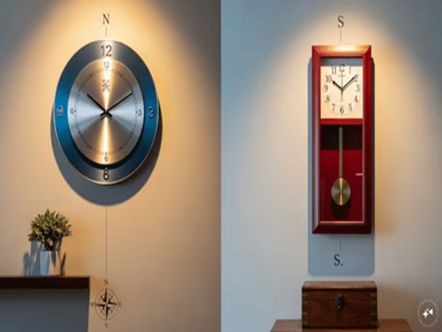 Wall clock: Don't just hang a clock anywhere on the wall! Which color ...
