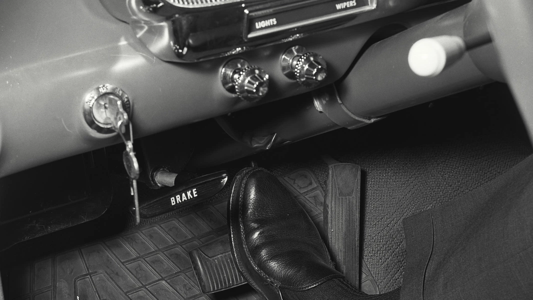 Evolution of car pedal layouts
