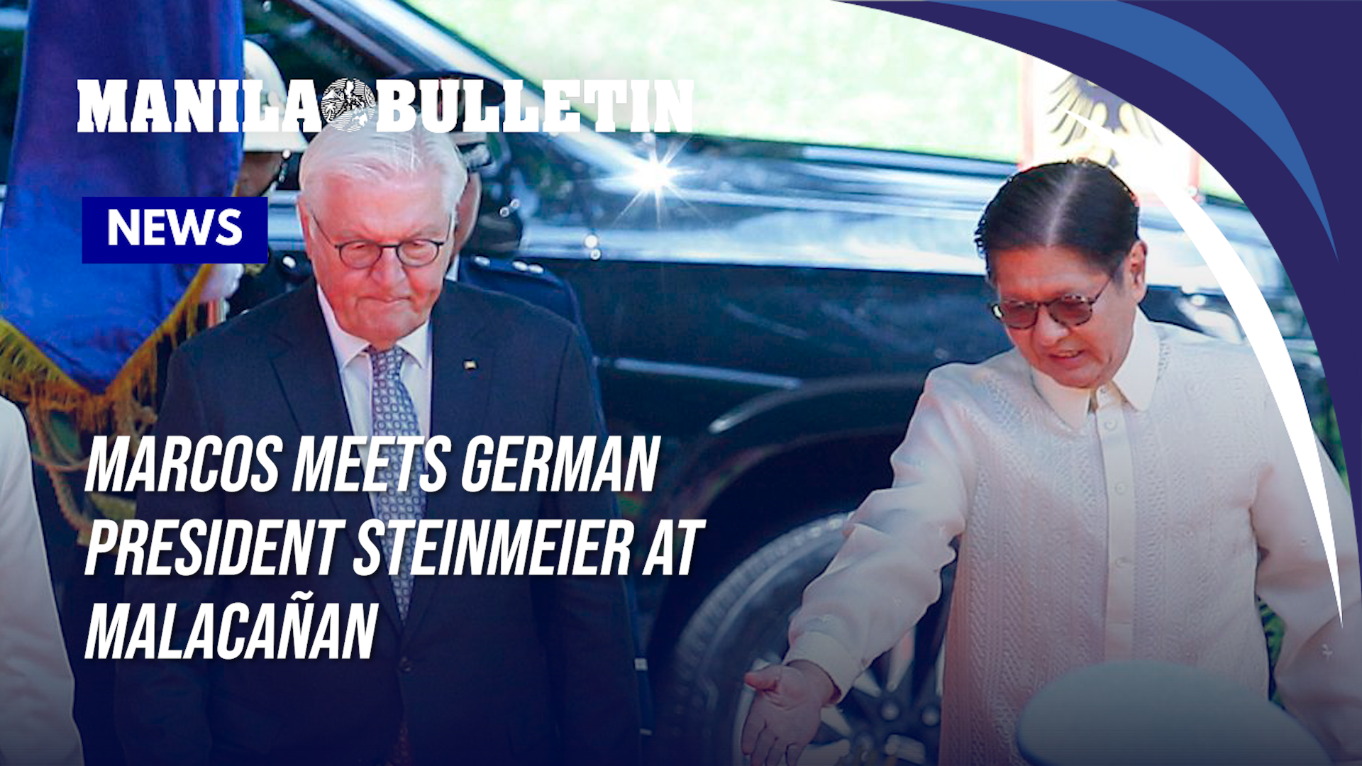 Marcos meets German President Steinmeier at Malacañan