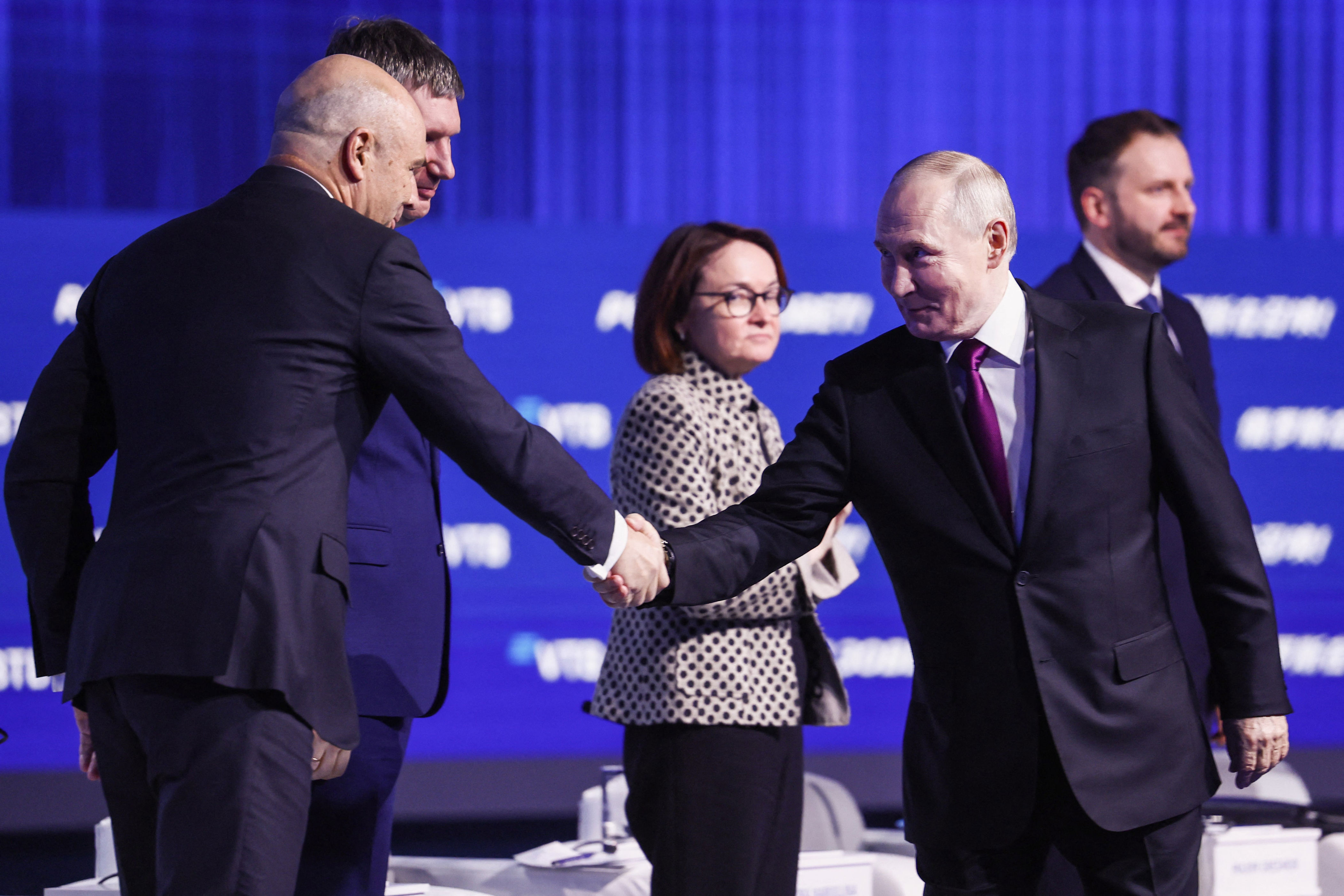 Russian central bank chief not seen in public for three weeks