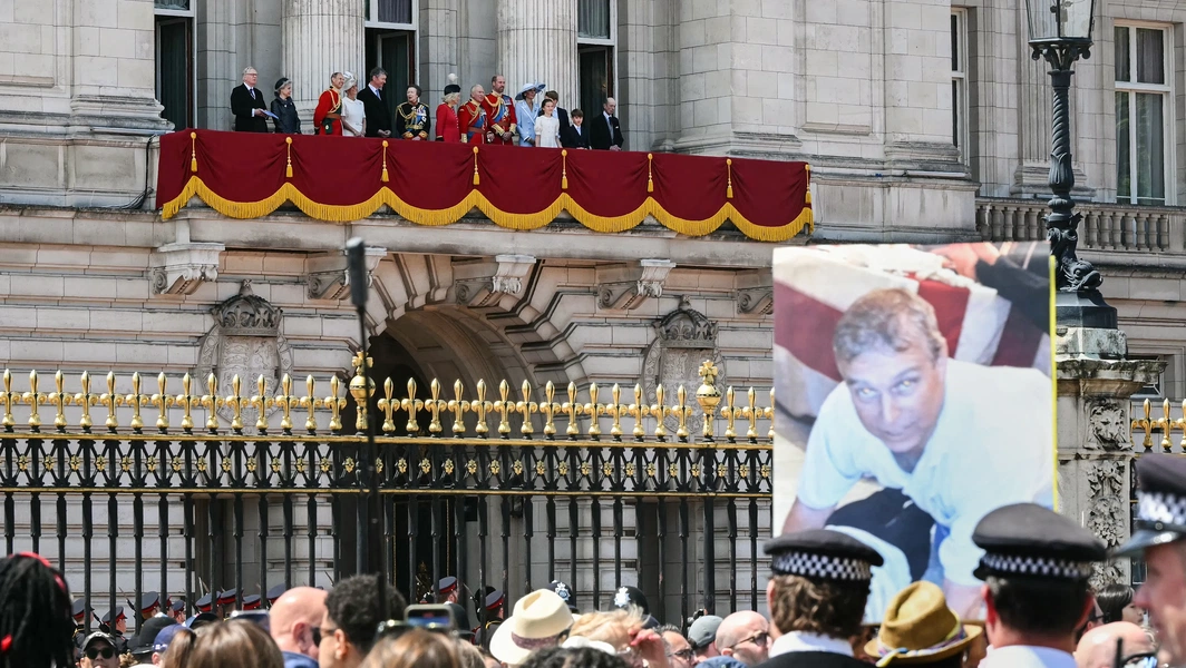 Protests and pageantry at Trooping the Colour 2026