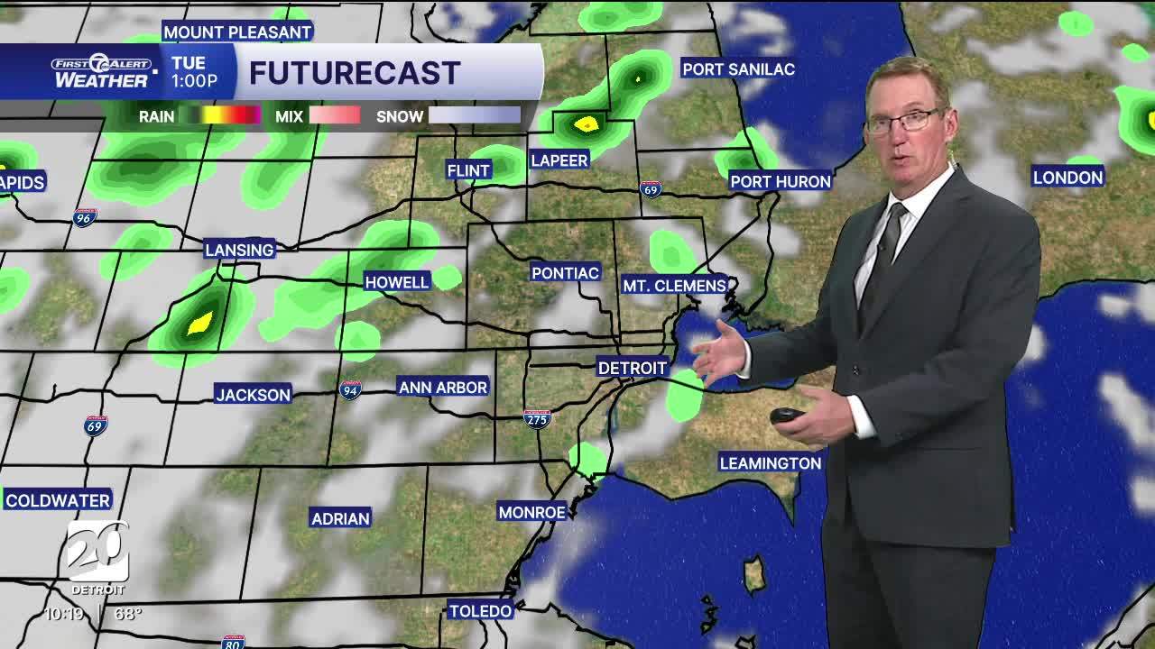 Storms increase Tuesday afternoon