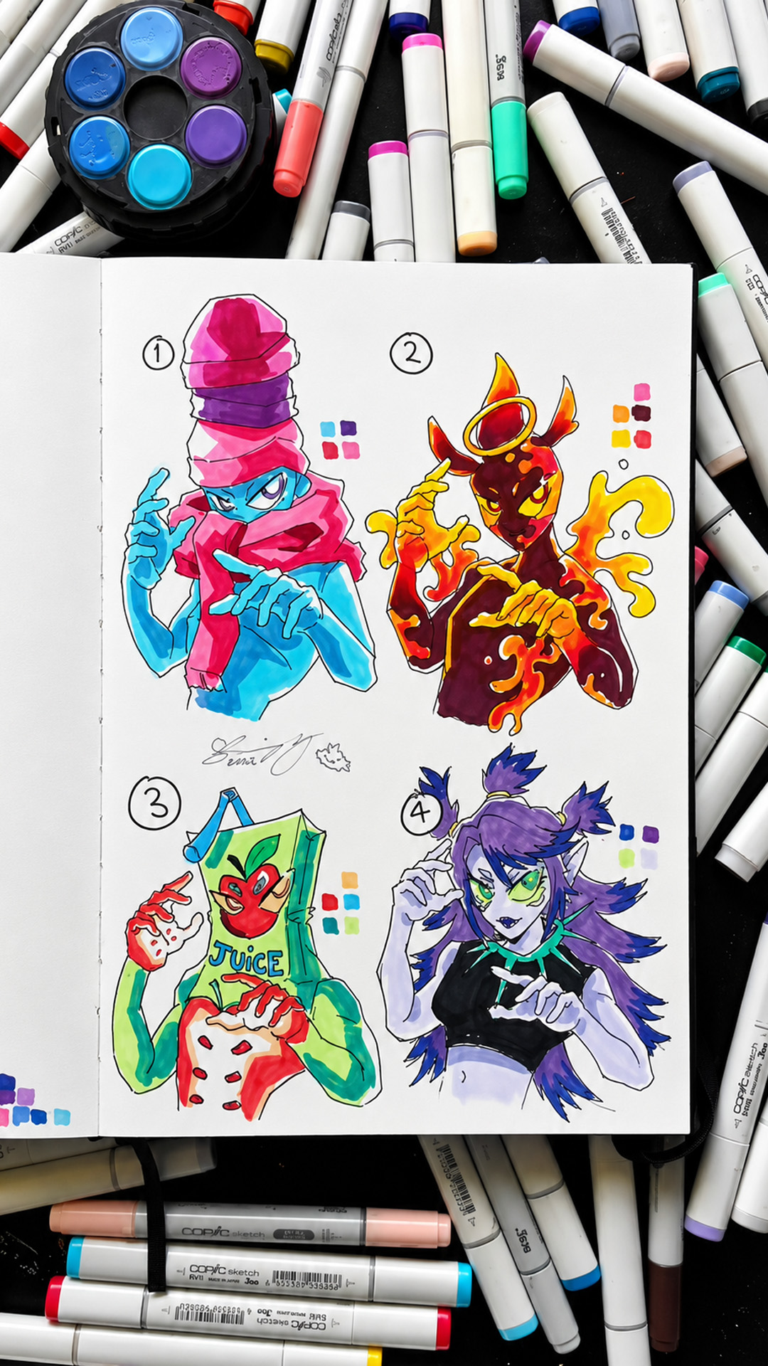 Create your own original character with simple steps