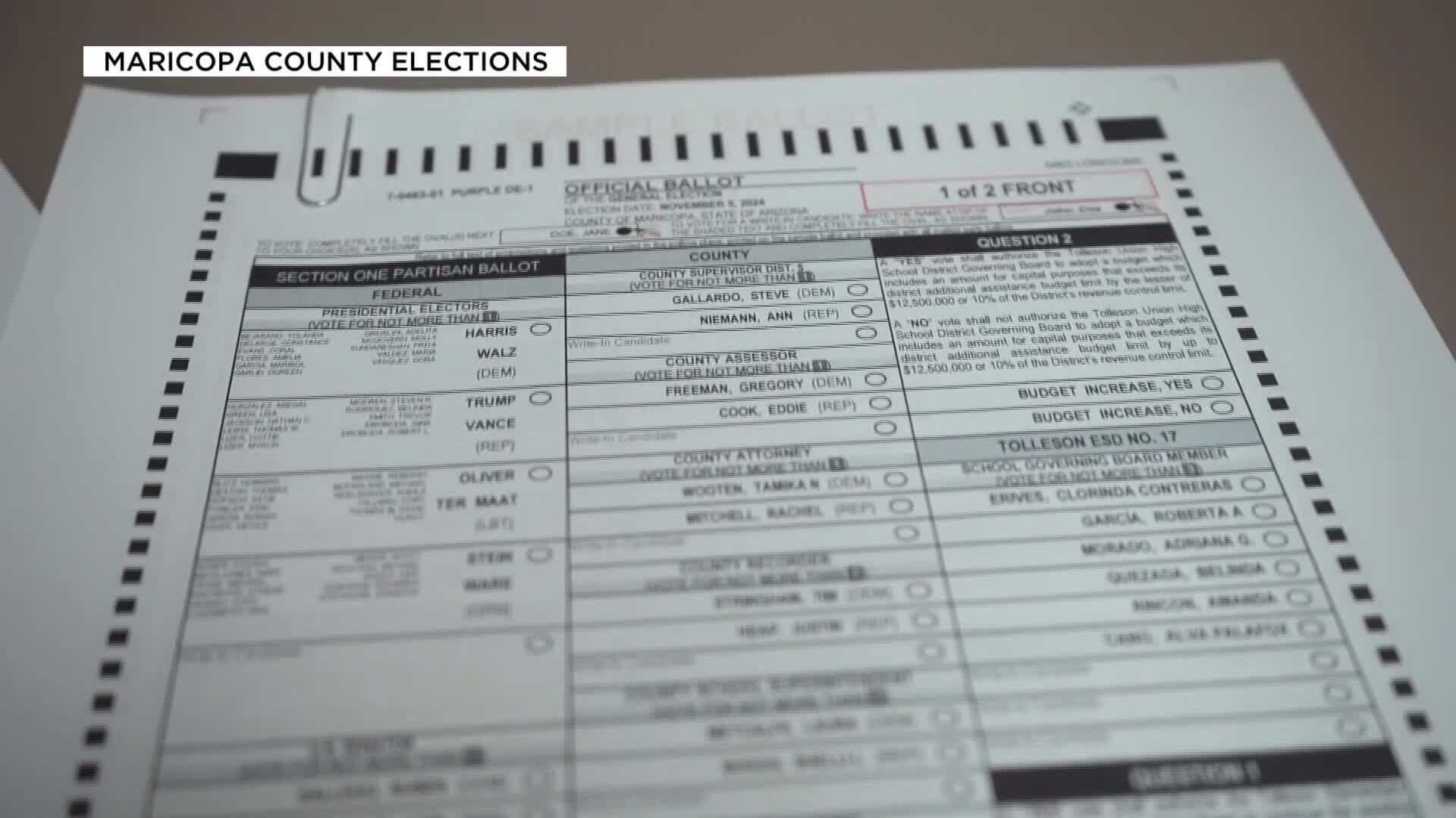 Maricopa County election control dispute heads to court ahead of primary