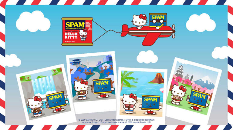 Hello Kitty & SPAM officially cook up exclusive new summer collection