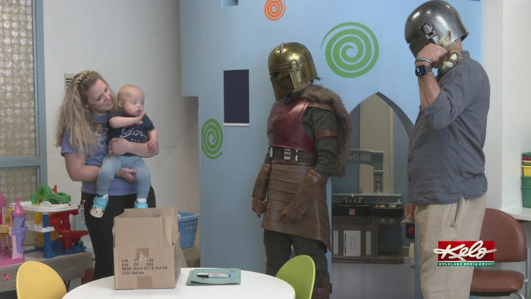 Star Wars characters visit the Sanford Castle