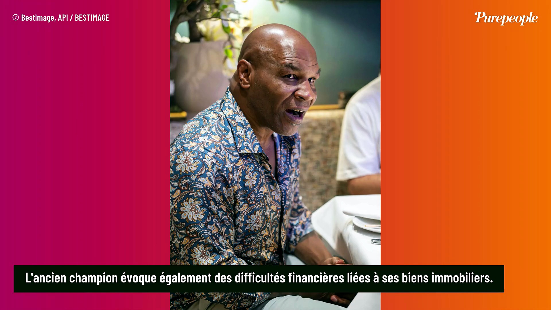 « Même pas de quoi acheter de l'herbe » : Mike Tyson sans le sou, ses ...