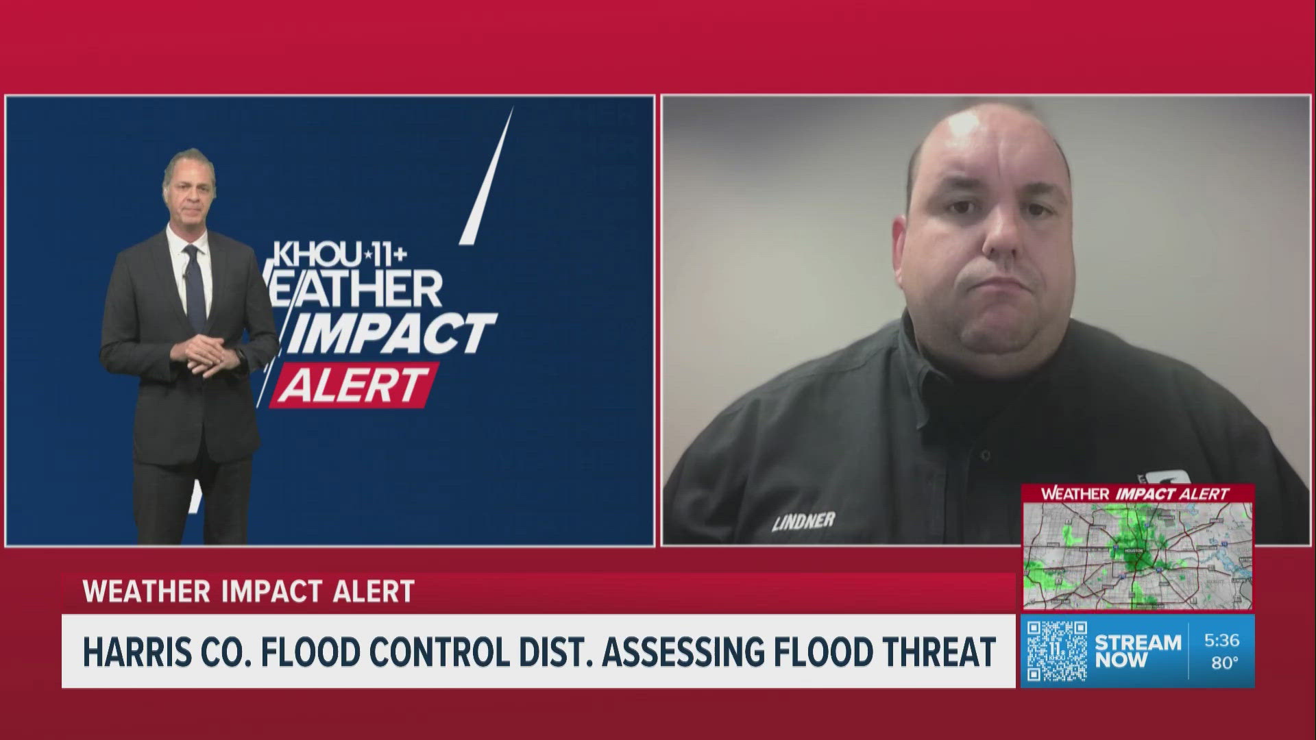 Jeff Lindner, Harris County Flood Control District meteorologist ...