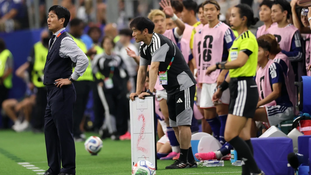 Moriyasu’s whiteboard countdown steals spotlight in Japan draw