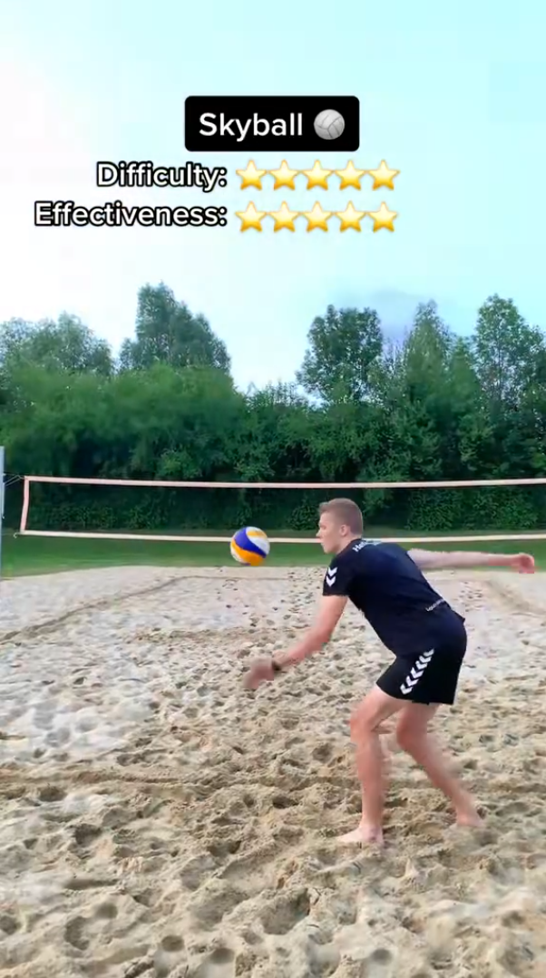 Beach volleyball fun moments under the sun