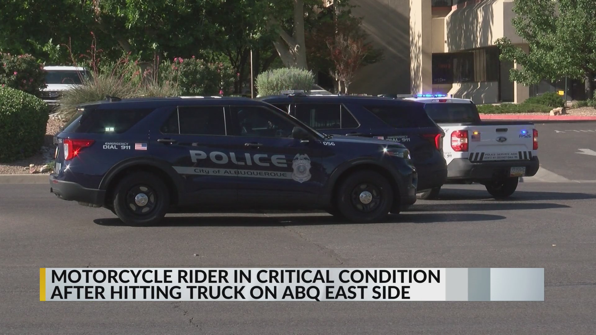Albuquerque police provide update on northeast motorcycle crash