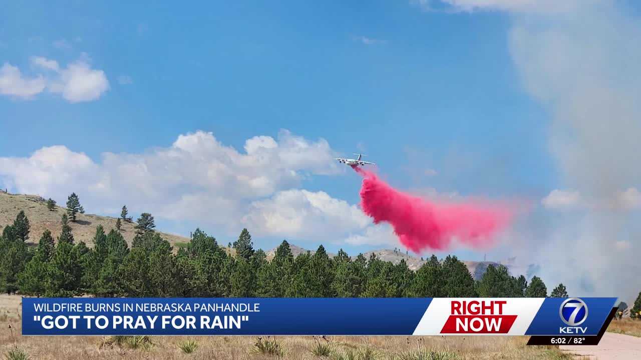 'Pray for rain': Crews battle South Fork Fire in Nebraska panhandle