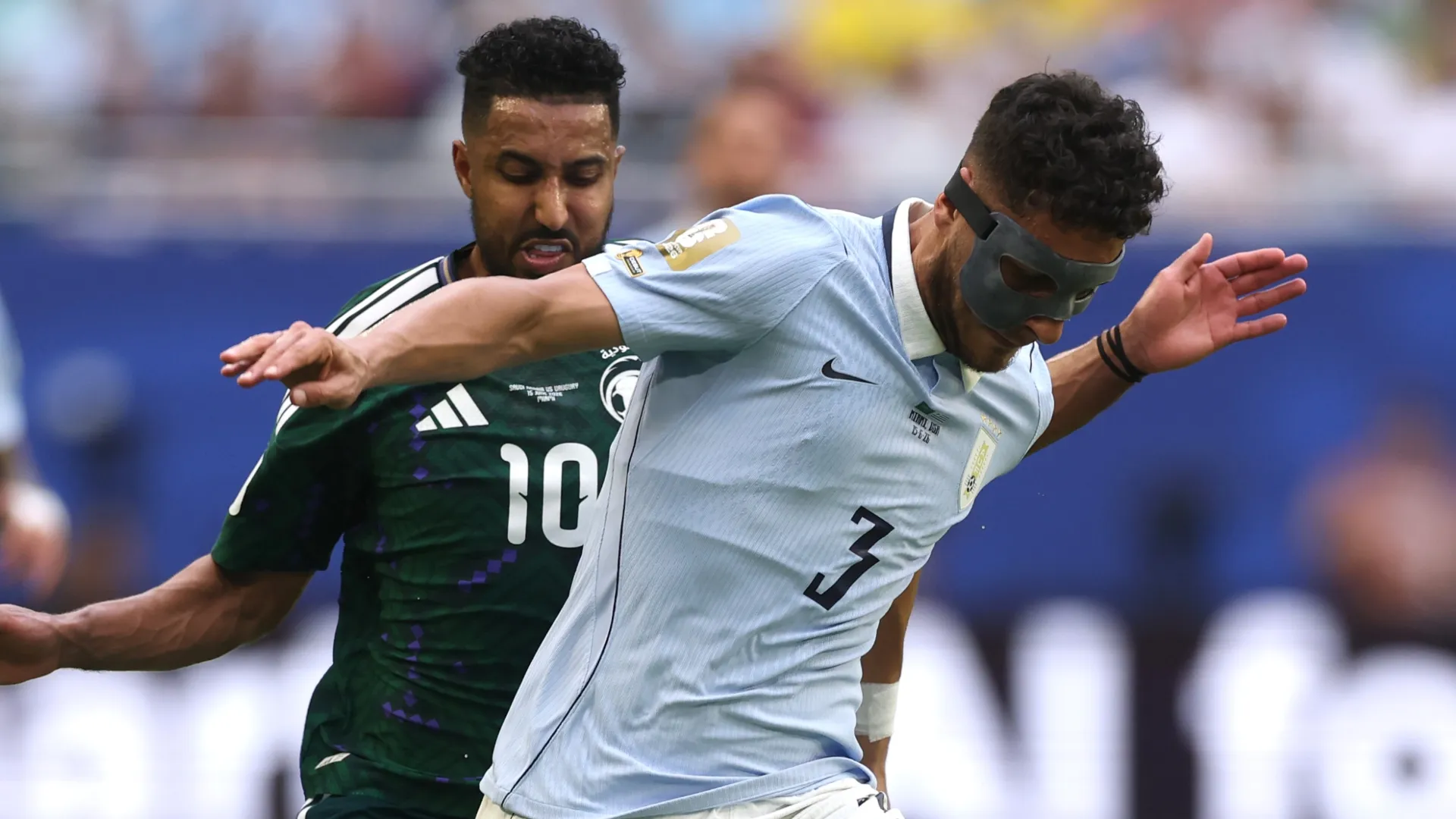 Why Uruguay’s Sebastian Caceres Is Wearing A Carbon-Fiber Face Mask In ...
