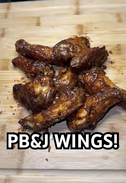 Peanut butter & jelly chicken wings 🤤🔥🍗 healthy, simple, and ...