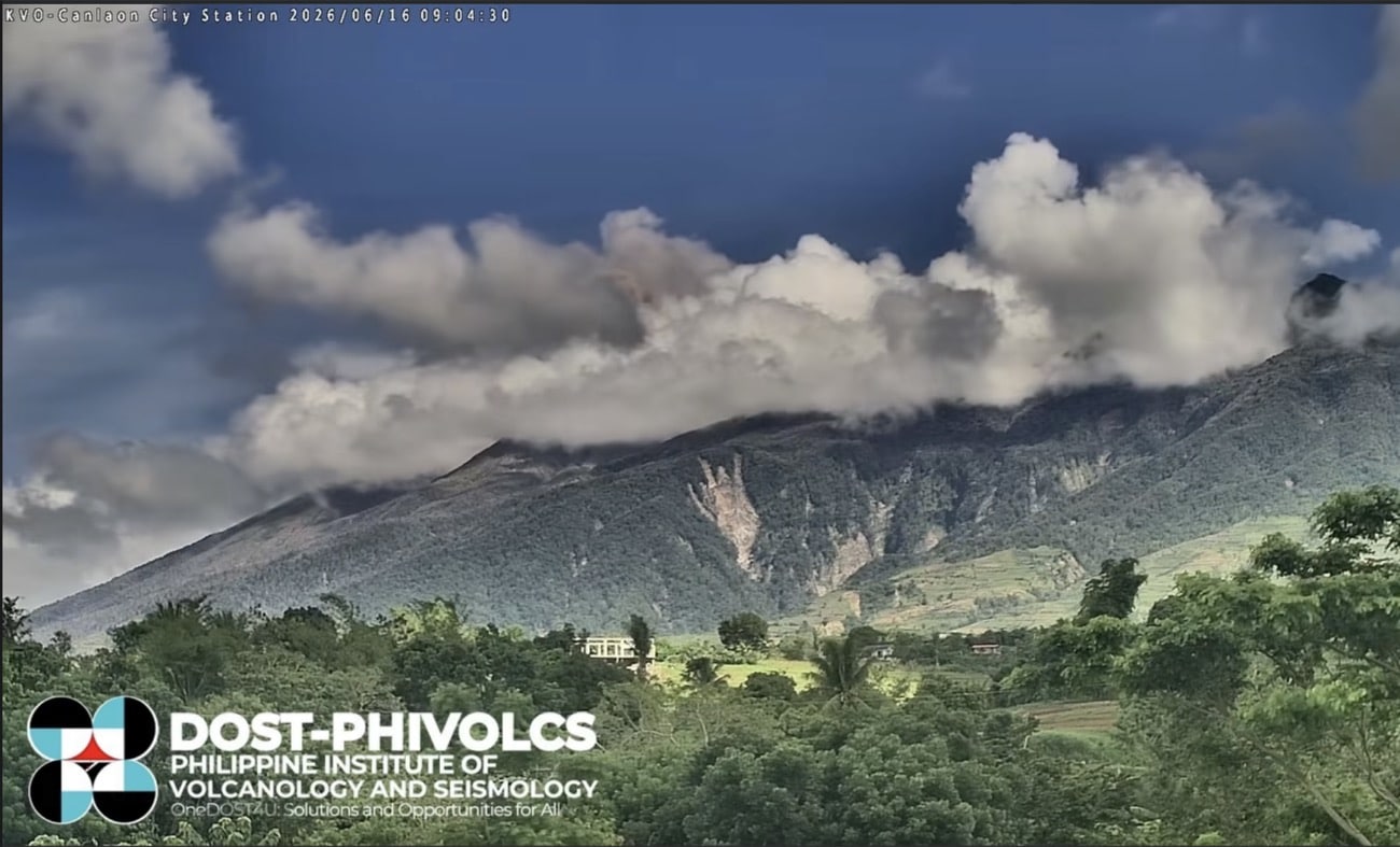 15 ash emission events logged at Kanlaon Volcano — Phivolcs